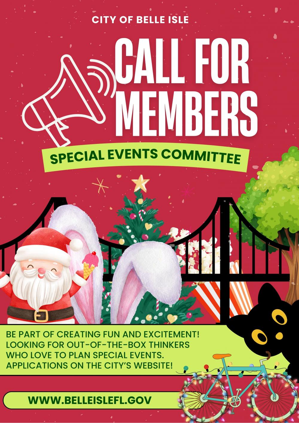 CALL FOR MEMBERS | Belle Isle, FL